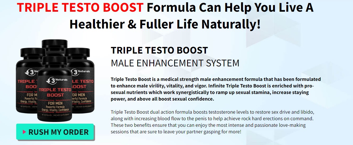 Triple Testo Boost Formula Can Help You Live A Healthier & Fuller Life ...